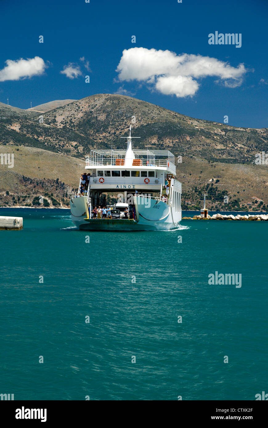 Argostoli Lixouri Ferry, Lixouri Paliki Peninsula, Kefalonia, Ionian ...