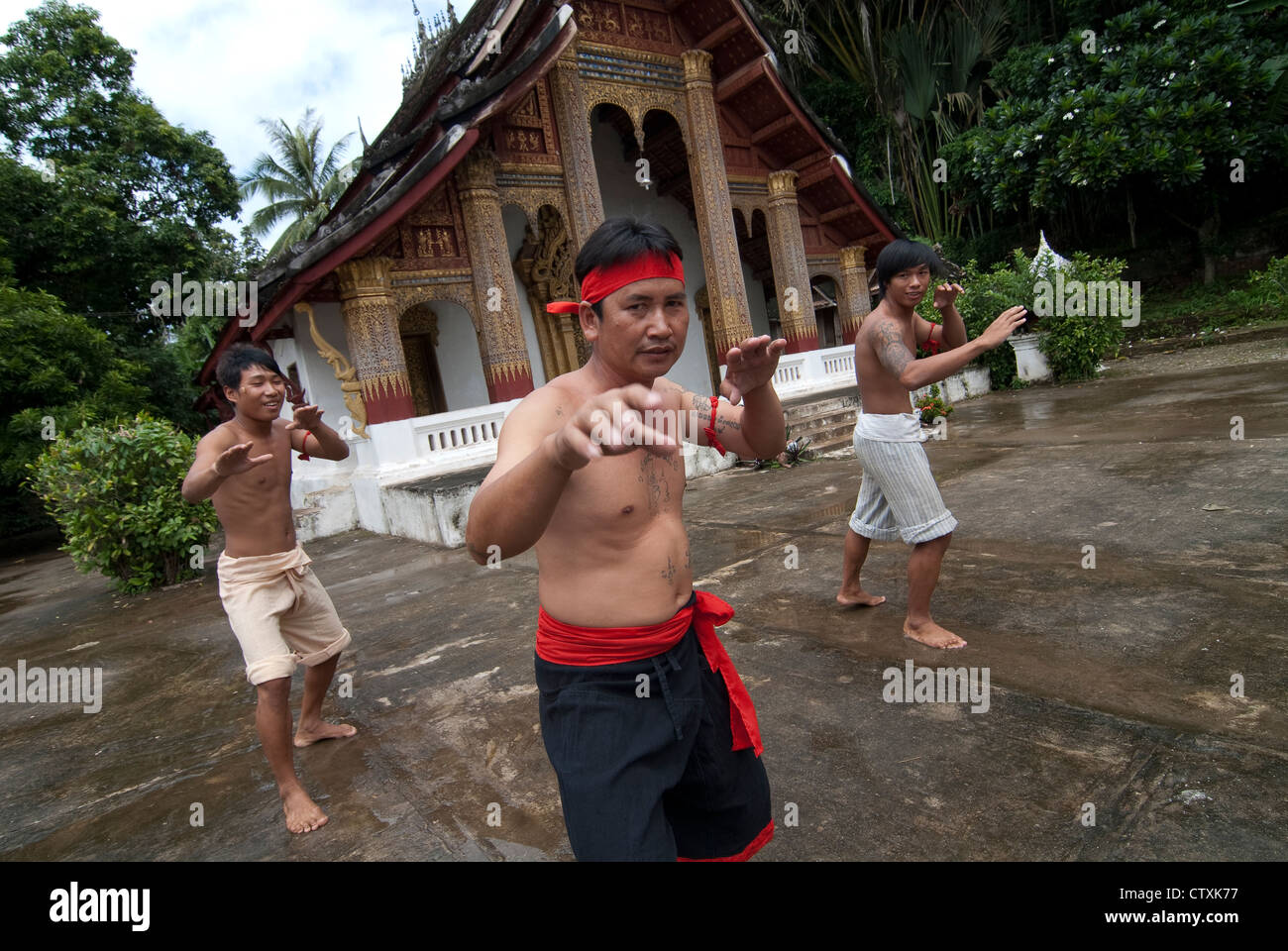 Than Tik. Teacher of traditional dance. Luang Prabang, Laos. The Sak ...