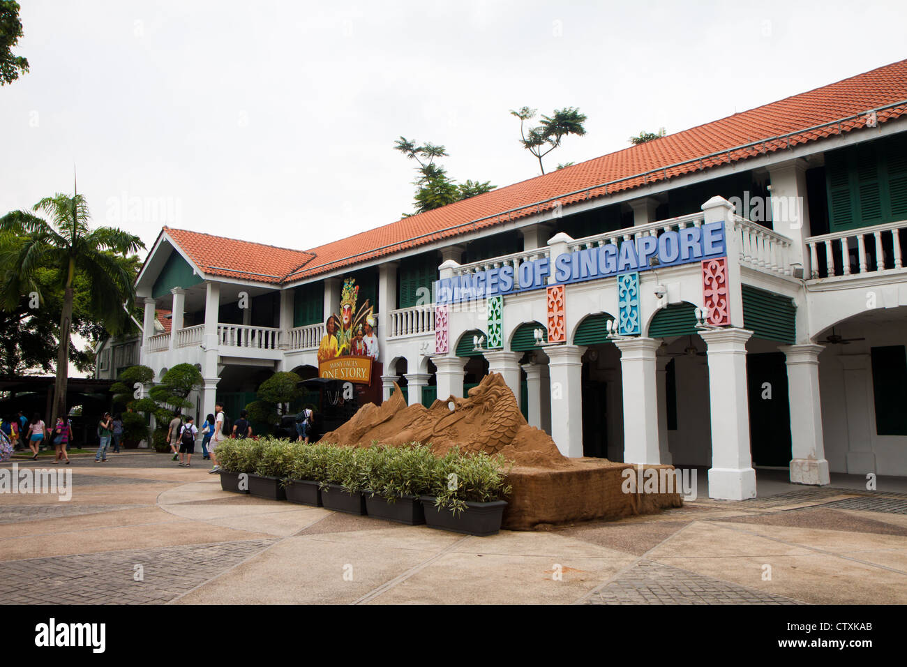 SINGAPORE - MARCH 2012 - Images of Singapore Museum in Sentosa Resorts ...