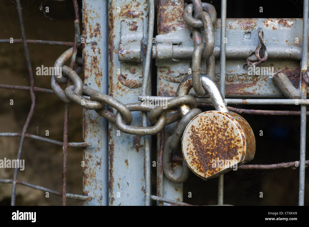 Old Rusty Rusting Metal Cage High Resolution Stock Photography and ...
