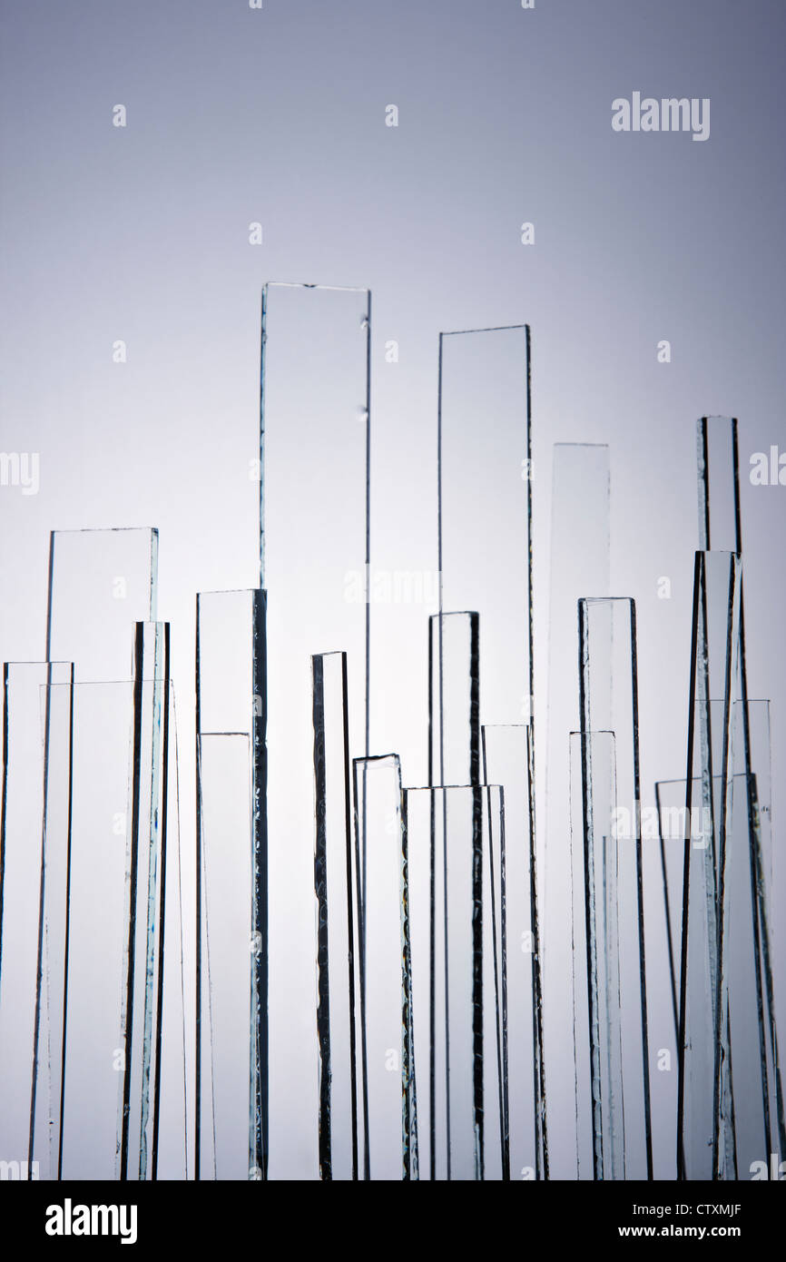 The slice of glass Stock Photo - Alamy