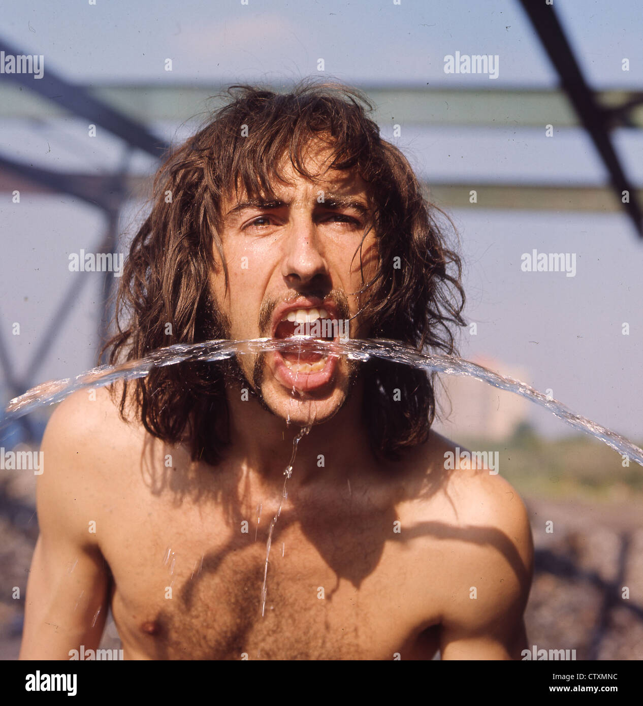ARTHUR BROWN UK rock singer in August 1968. Photo Tony Gale Stock Photo ...