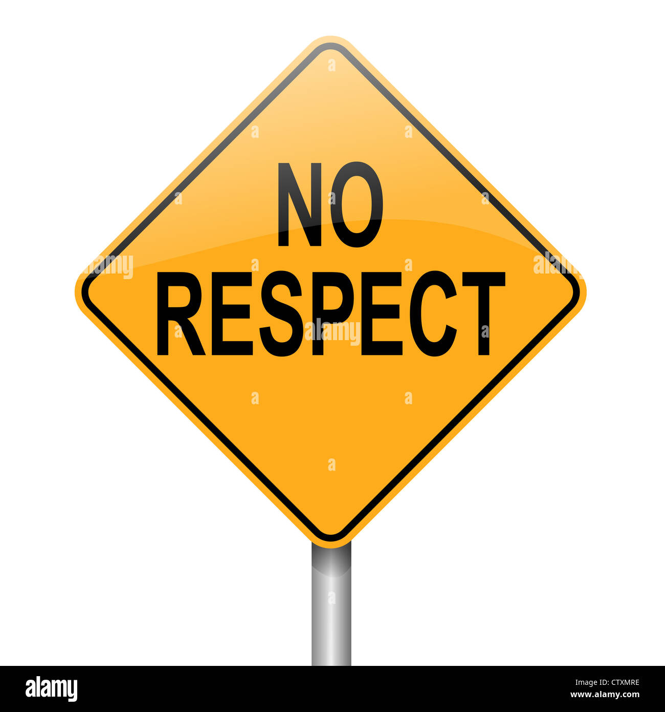 No respect concept Stock Photo - Alamy