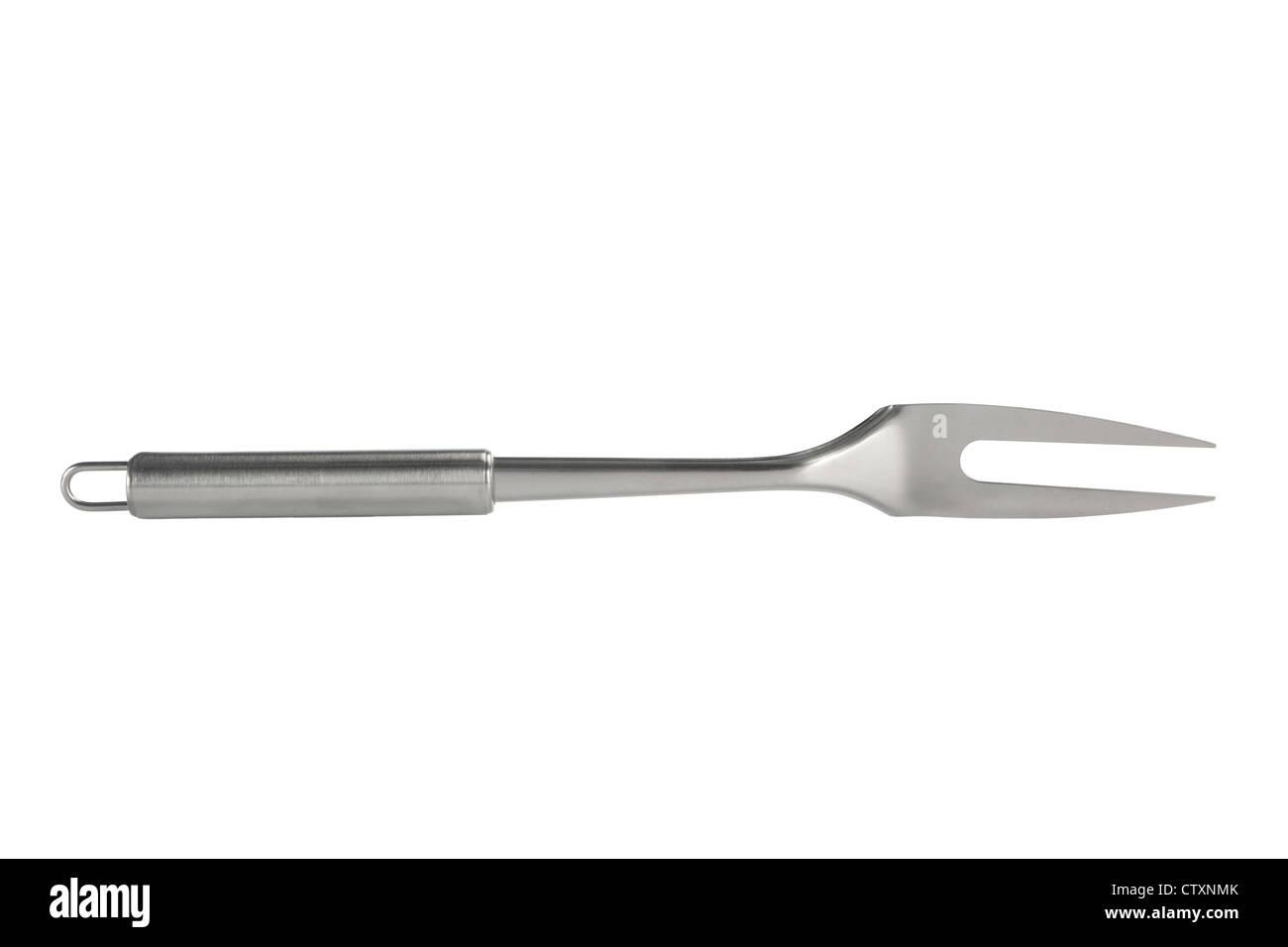 Barbecue fork isolated on white background Stock Photo - Alamy