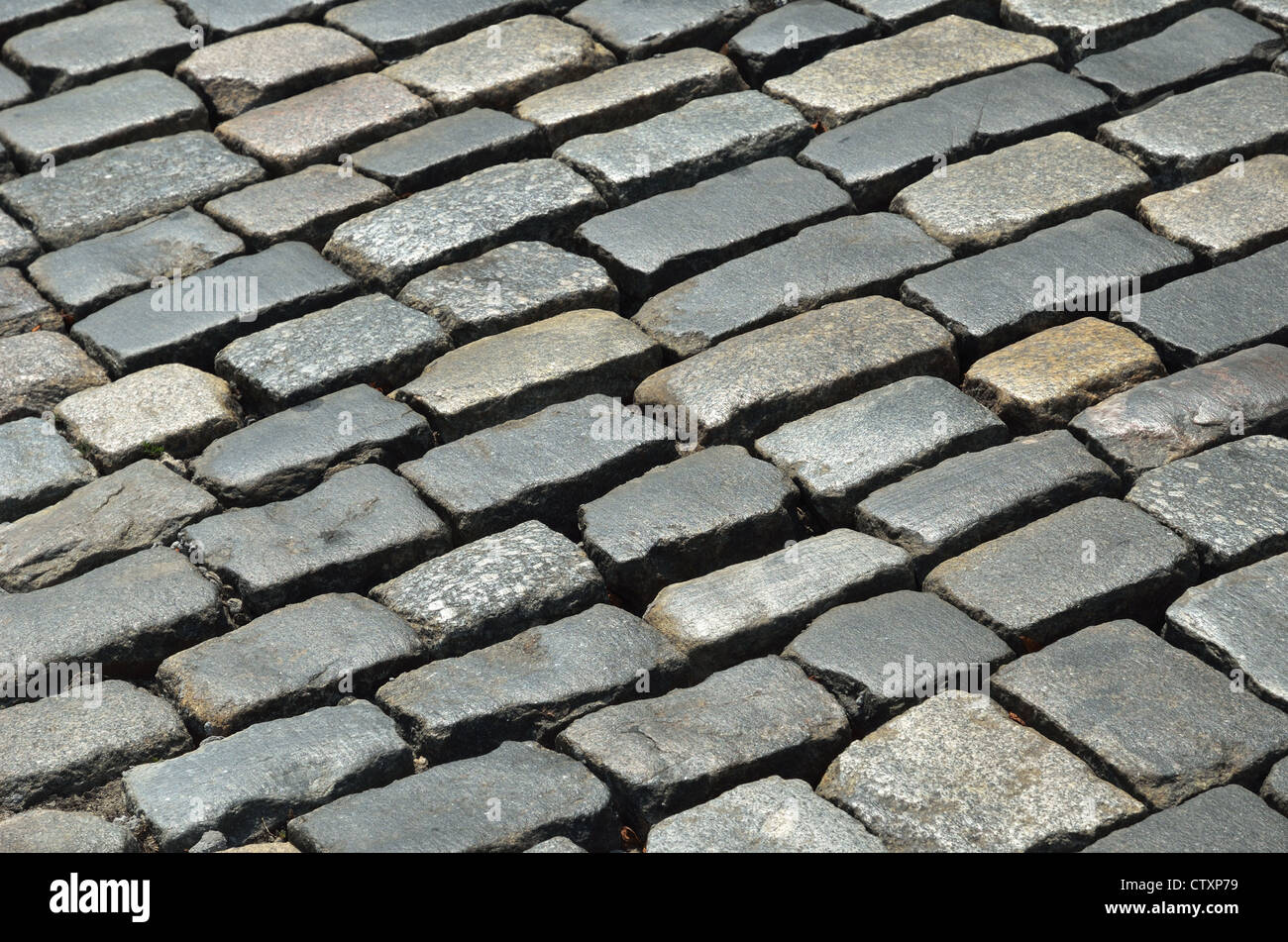 Close-up of old block pavement Stock Photo - Alamy