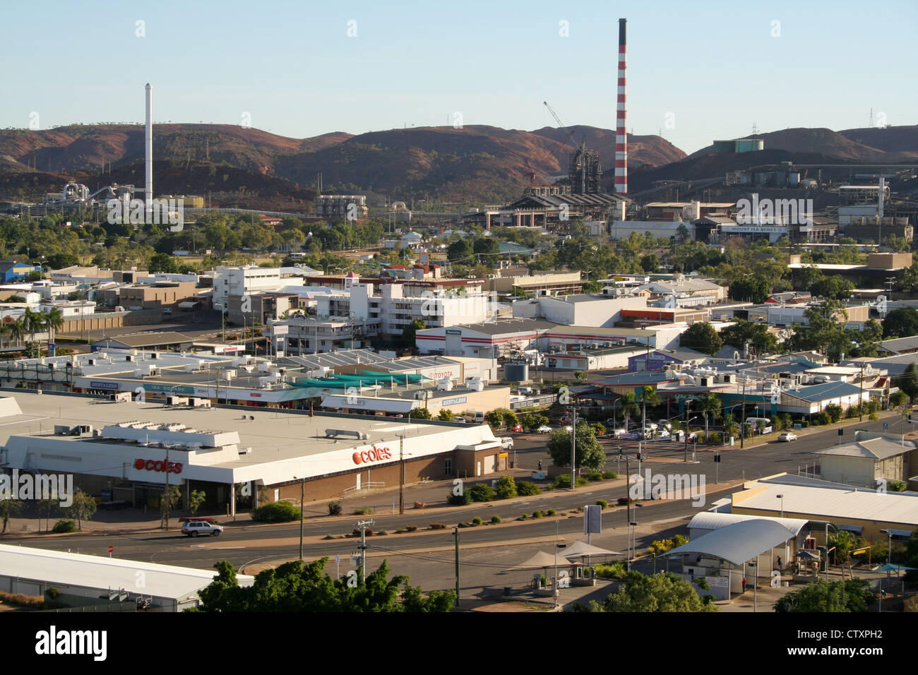 Mining city Mount Isa, Queensland, Australia Stock Photo - Alamy