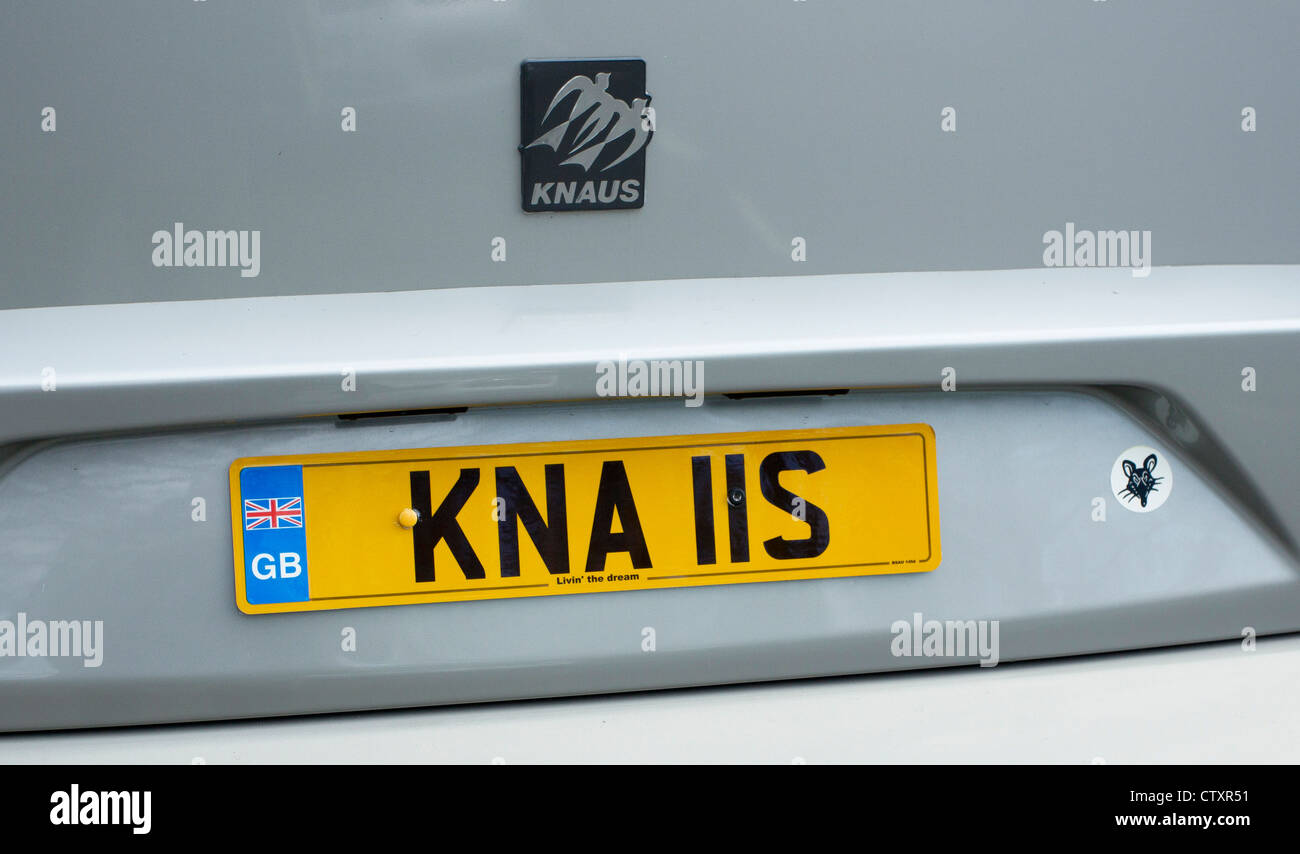 personalized number plates cherished car car cherished Stock Photo - Alamy