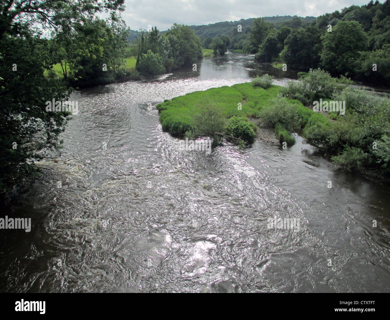 RIVER TAWE, Gower, Wales. Photo Tony Gale Stock Photo - Alamy