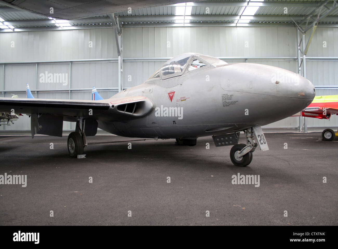 Australian Air Force Vampire T35A in the Queensland Air Museum in ...
