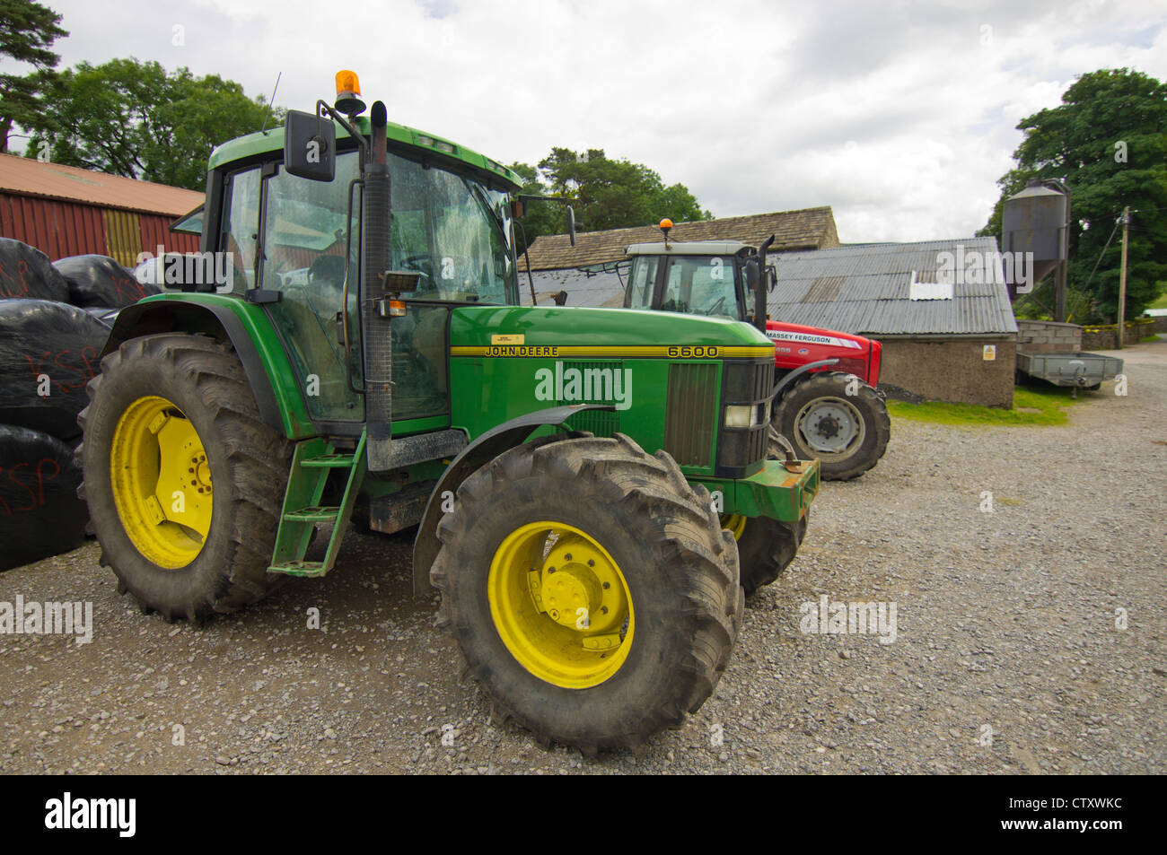 Large farming tractor Stock Photo - Alamy