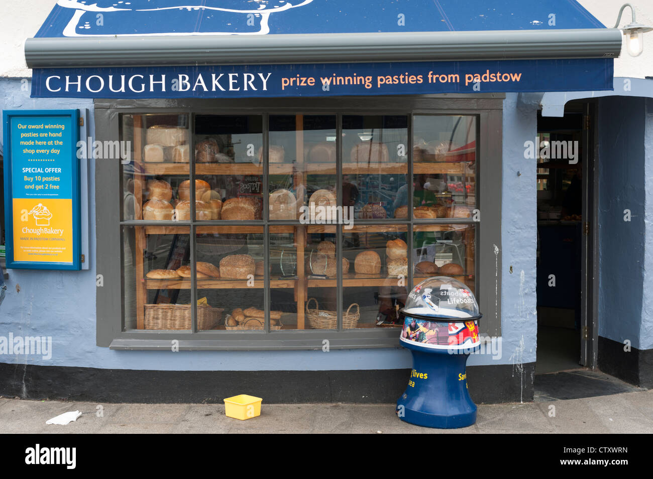 The Chough Cornish Pasty and Bakers shop Padstow North Cornwall UK ...