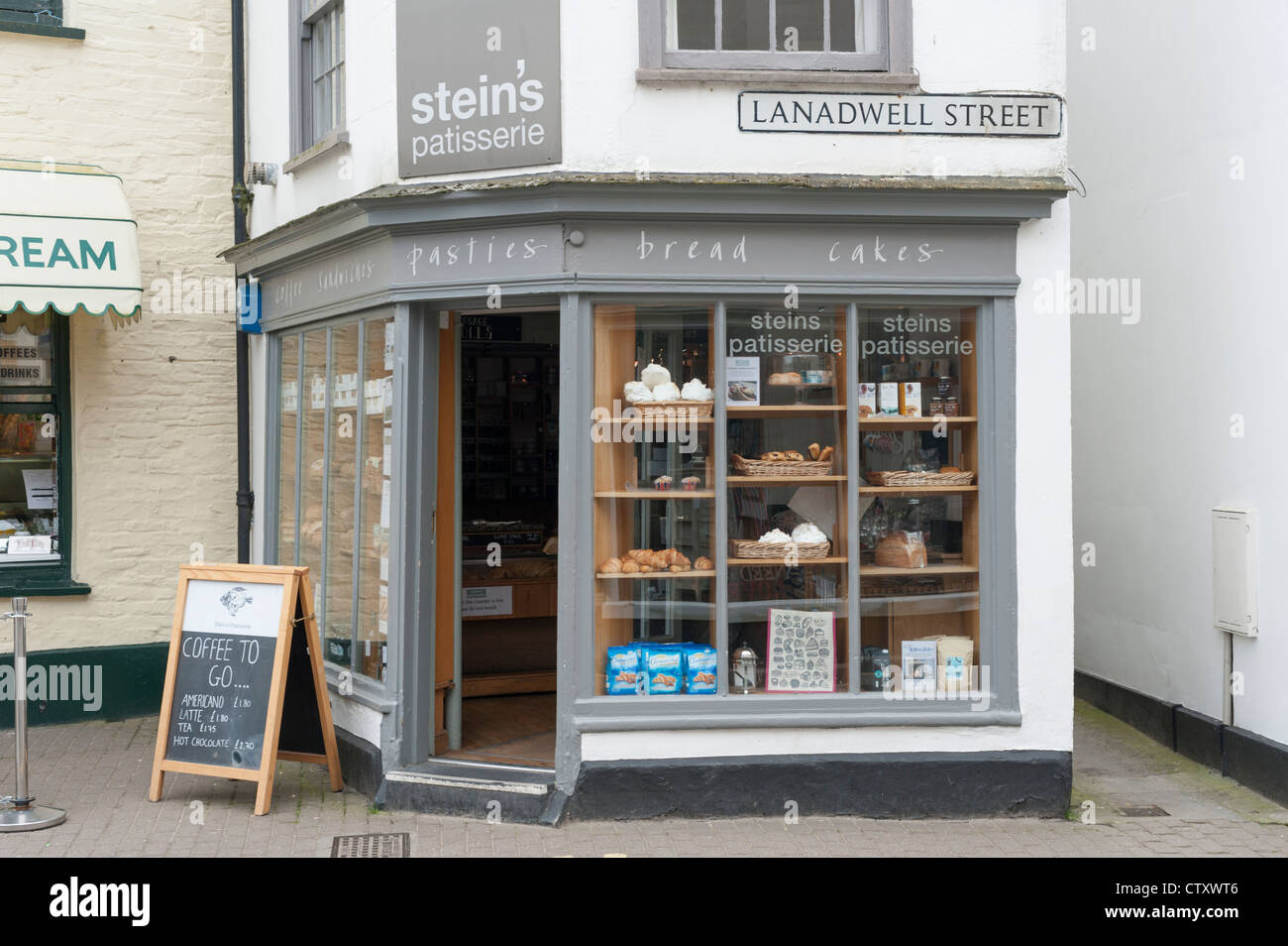 Rick Steins Patisserie in Lanadwell Street Padstow North Cornwall UK ...