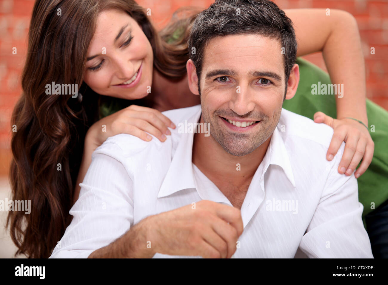 Surprise in couple Stock Photo - Alamy