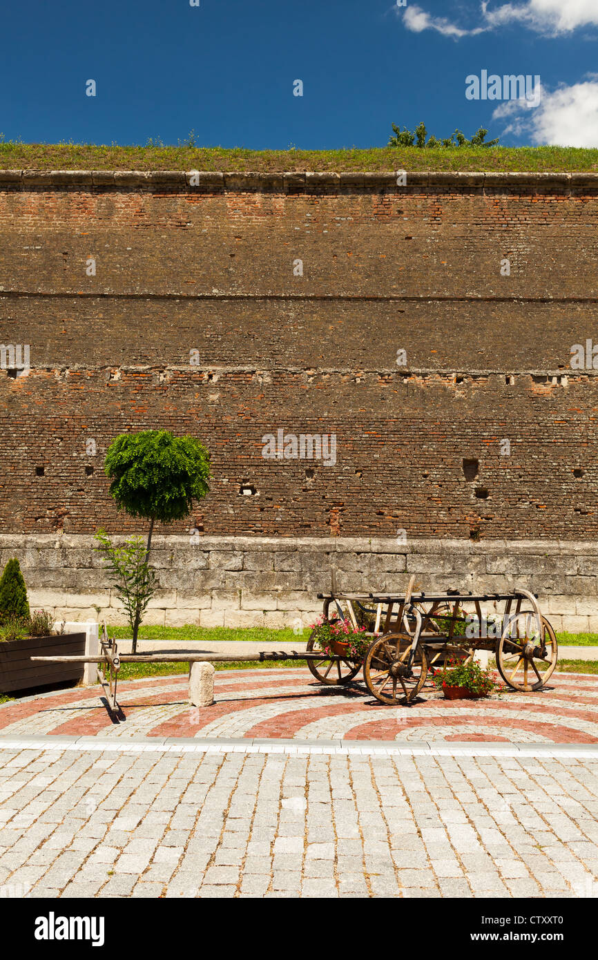 Fortification of Alba Iulia stronghold, medieval architecture Stock Photo - Alamy