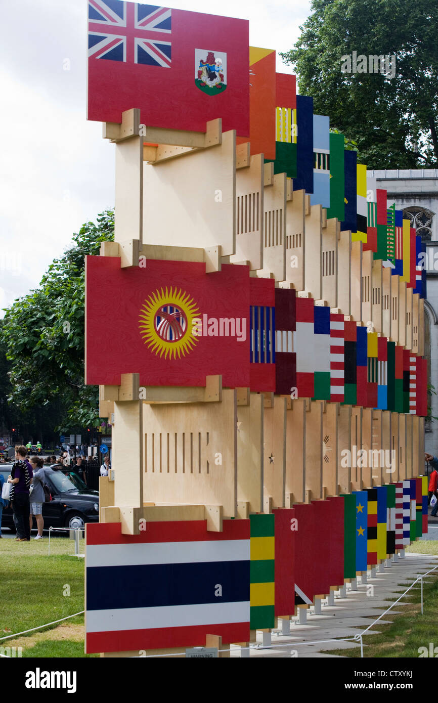 House of flags london 2012 hi-res stock photography and images - Alamy
