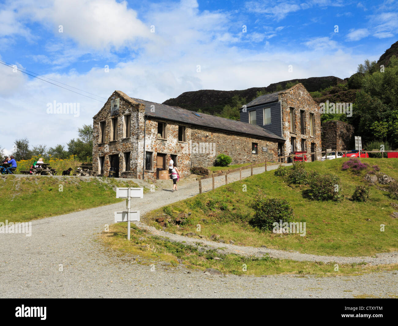 Sygun Copper Mine Welsh tourist attraction visitor centre in Snowdonia ...