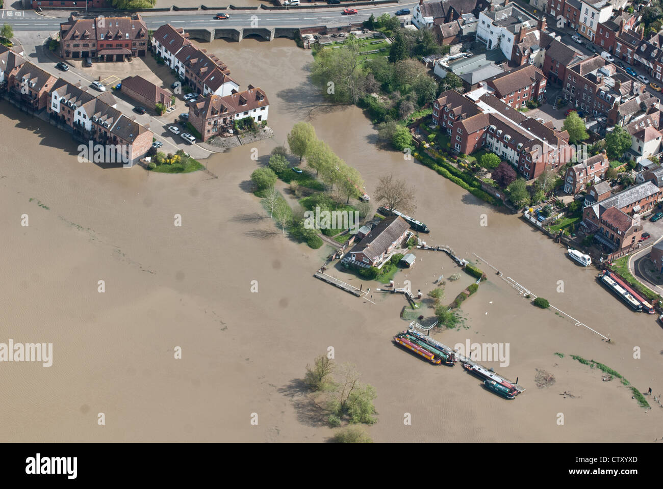 Flooding tewkesbury 2012 hi-res stock photography and images - Alamy