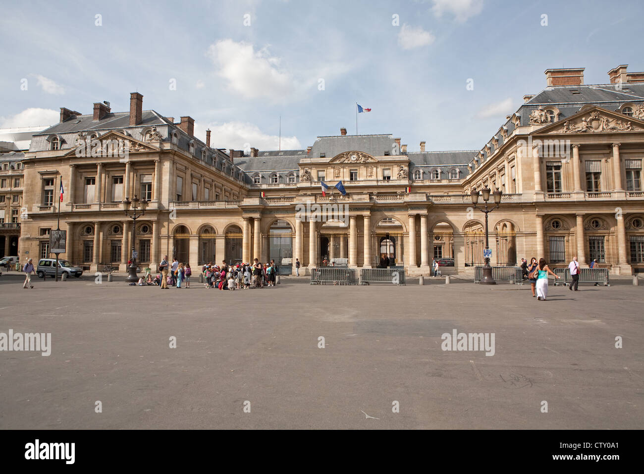 The Louvre Museum in Paris France Stock Photo - Alamy