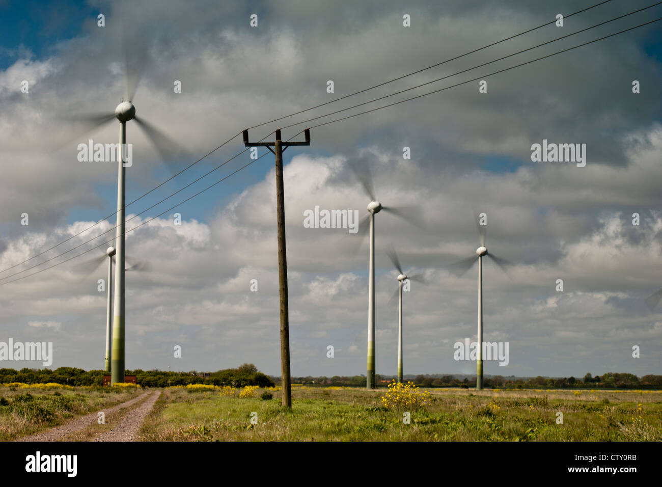 Mablethorpe windfarm hi-res stock photography and images - Alamy