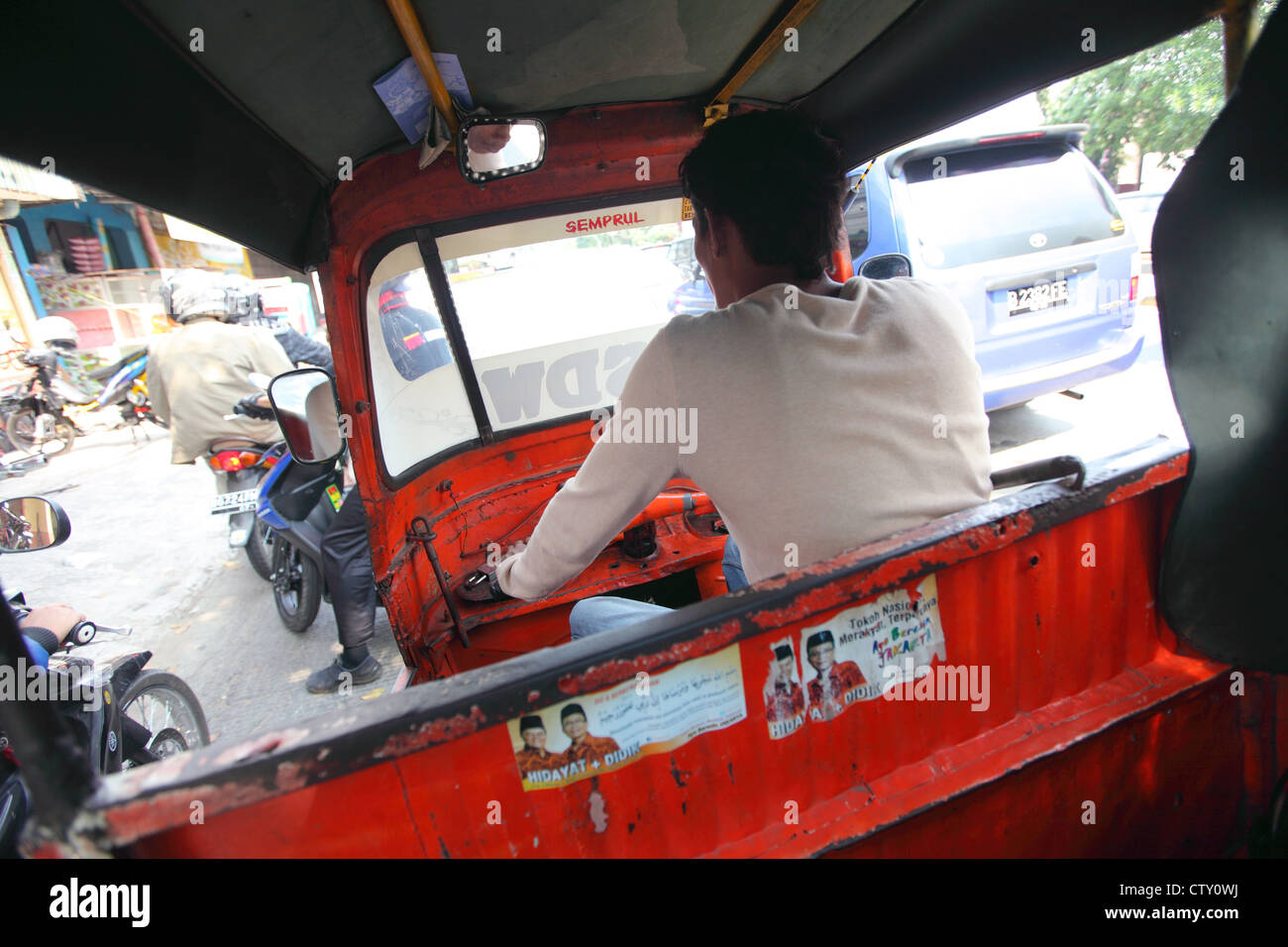 Bajaj auto rickshaws hi-res stock photography and images - Alamy