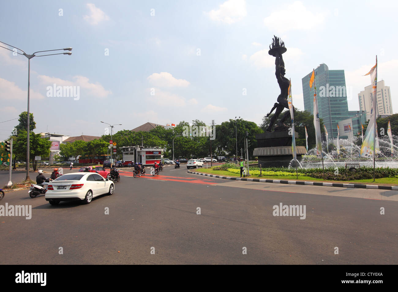 Jakarta pizza man youth monument hi-res stock photography and images ...