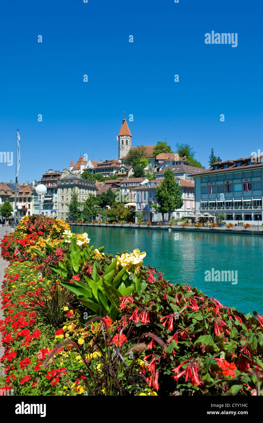 Switzerland, Canton Bern, Thun, landscape Stock Photo - Alamy