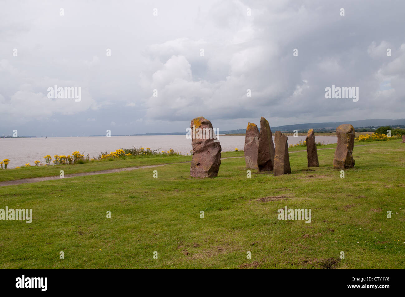 Modern stone circle hi-res stock photography and images - Alamy