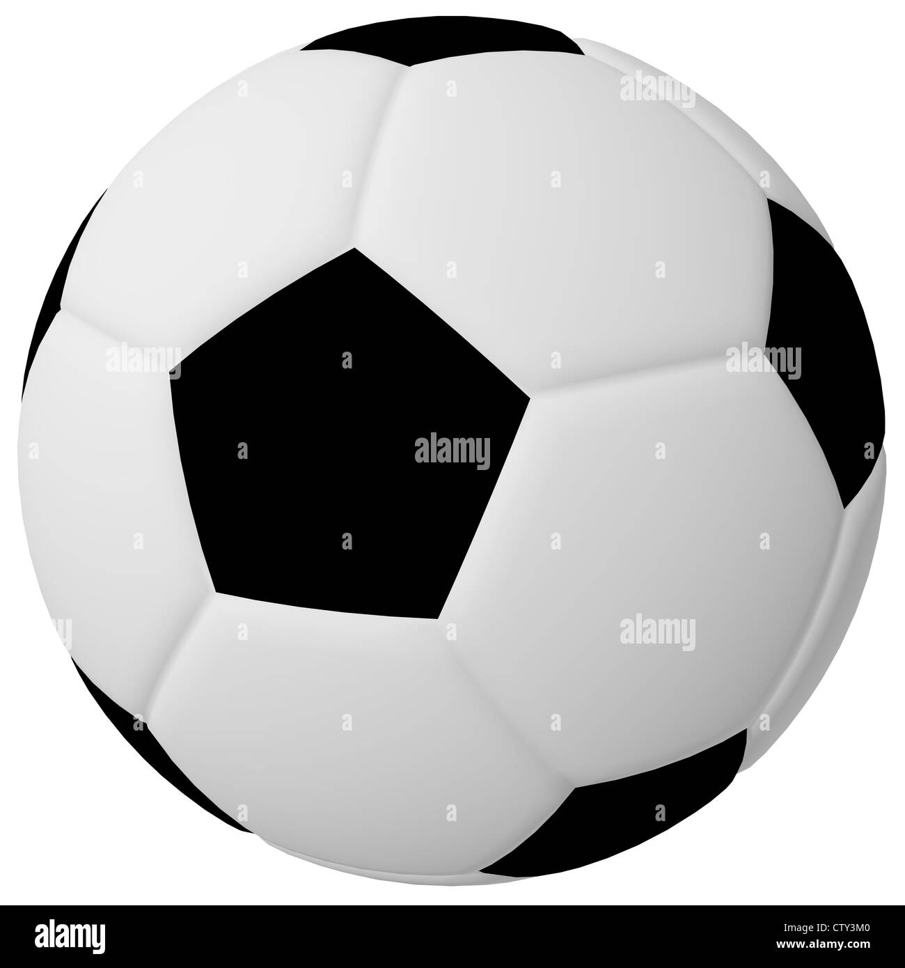 3d Render of a Soccer/Football Ball Stock Photo - Alamy