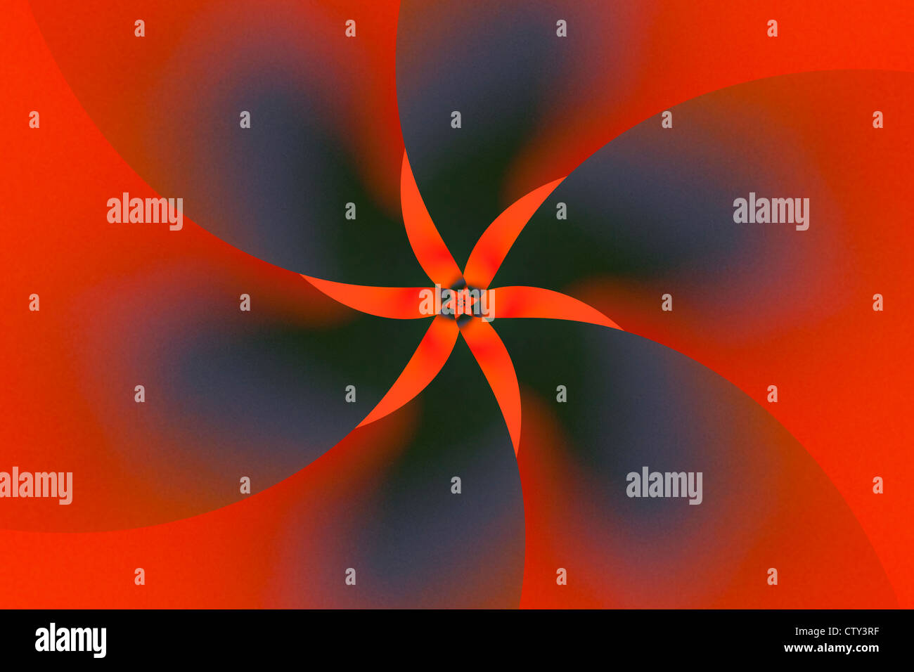 Orange Swirl (digital design Stock Photo - Alamy