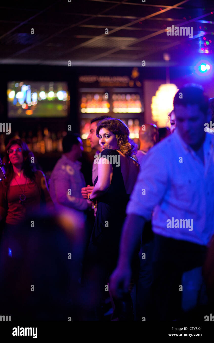 Nightlife Faro Portugal Algarve Stock Photo - Alamy