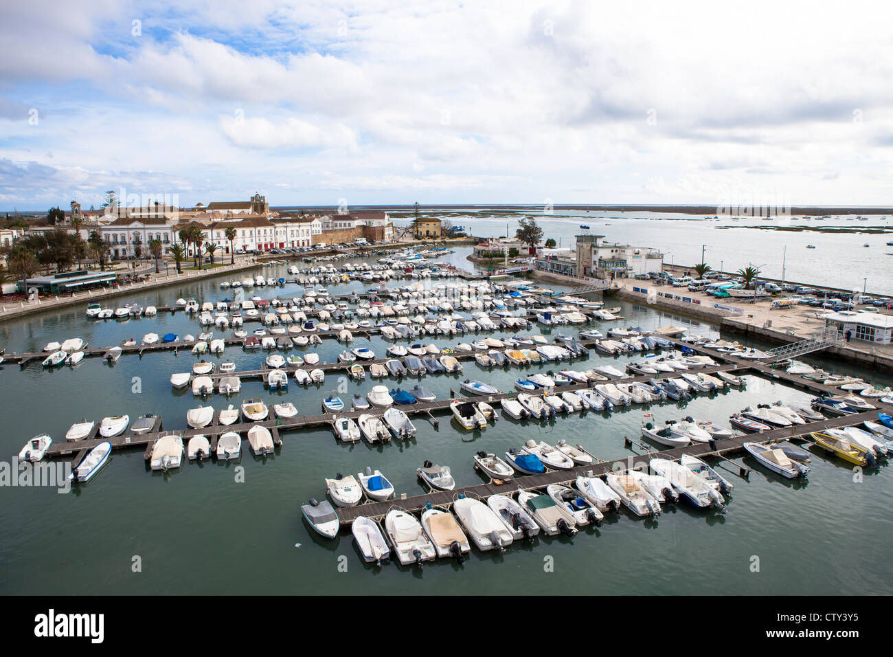 Marina boats harbour faro hi-res stock photography and images - Alamy