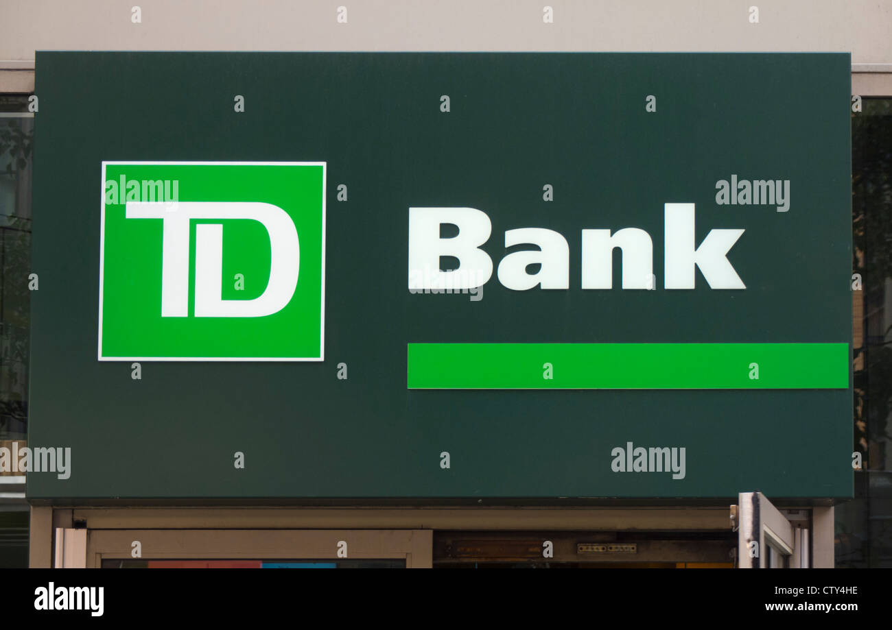 Toronto dominion td bank logo hi-res stock photography and images - Alamy