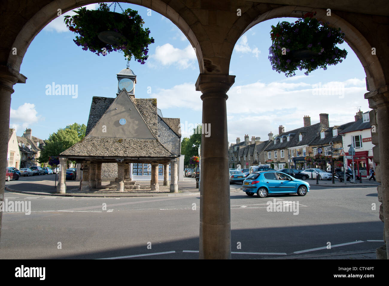 Medieval Buttercross, Market Square, Witney, Oxfordshire, England ...