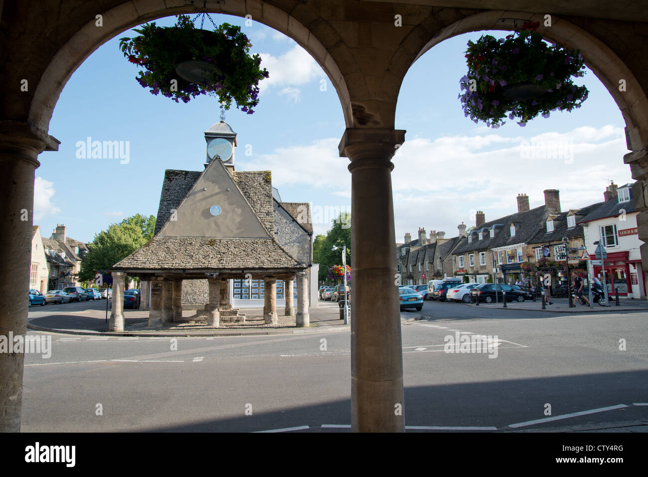 Medieval Buttercross, Market Square, Witney, Oxfordshire, England ...
