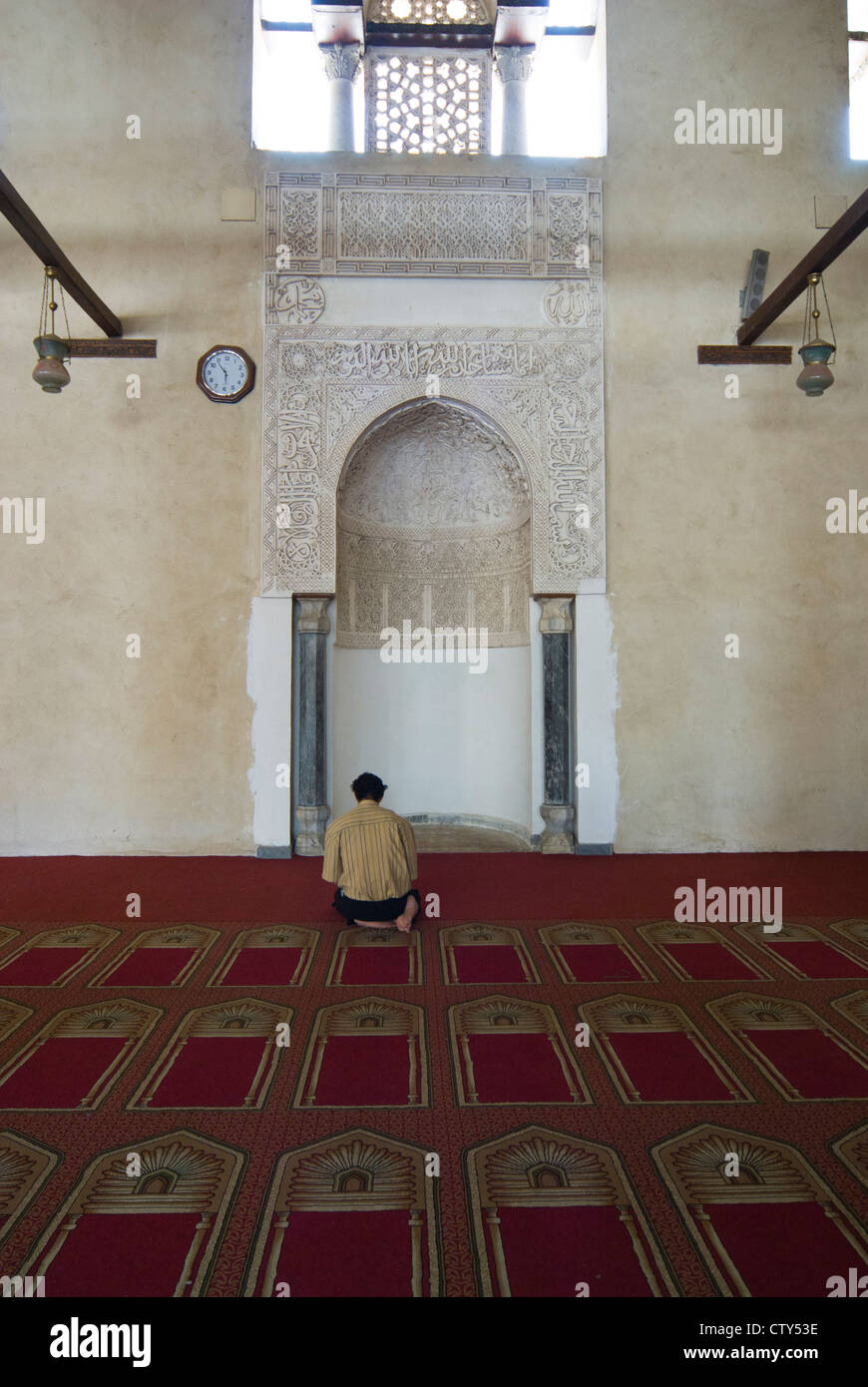 Mosque of Amr ibn al-As, Cairo, Egypt, North Africa, Africa Stock Photo ...