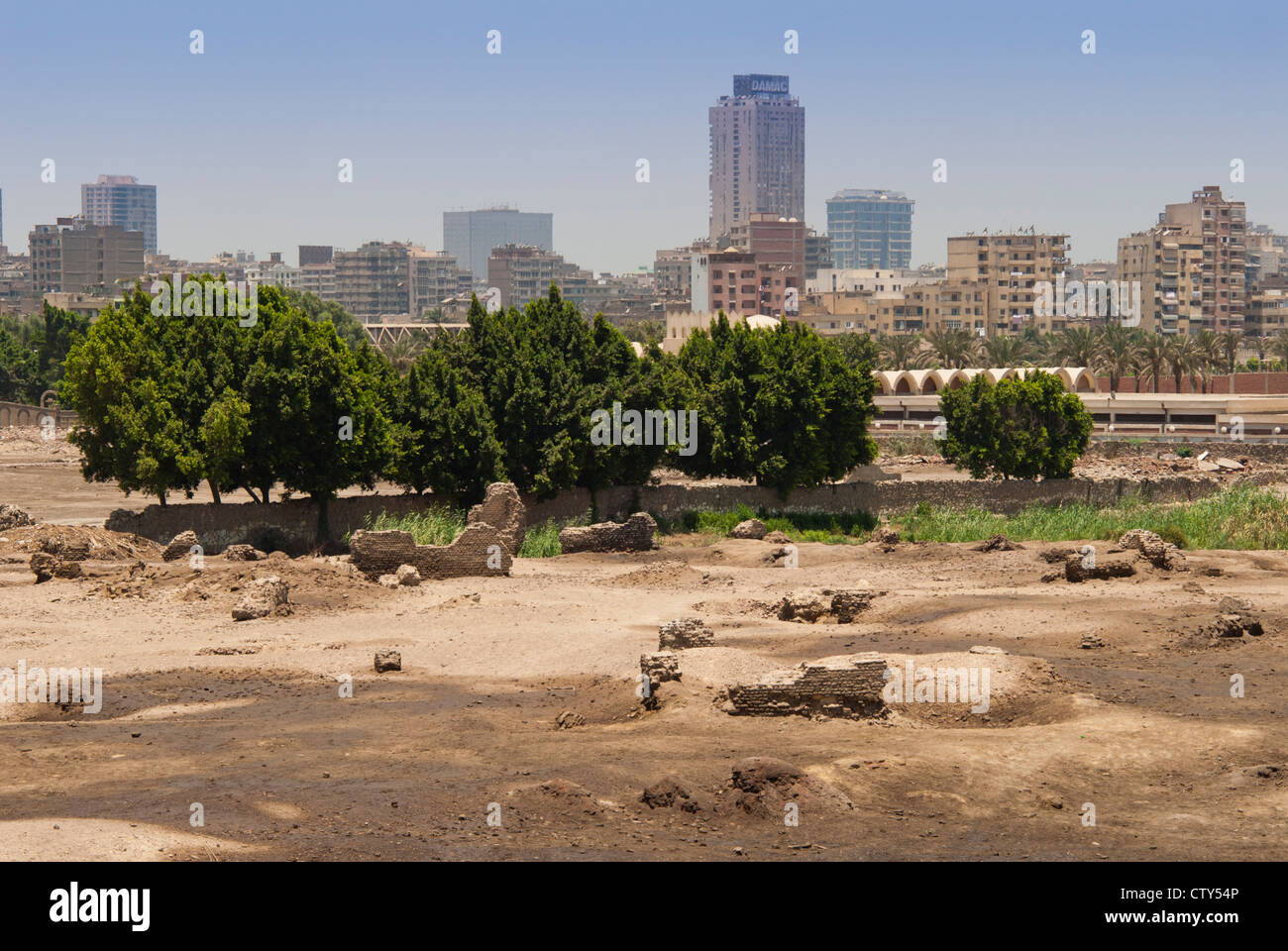 Ruins of El Fostat (also Al Fustat, Misr al-Fustat and Fustat-Misr ...