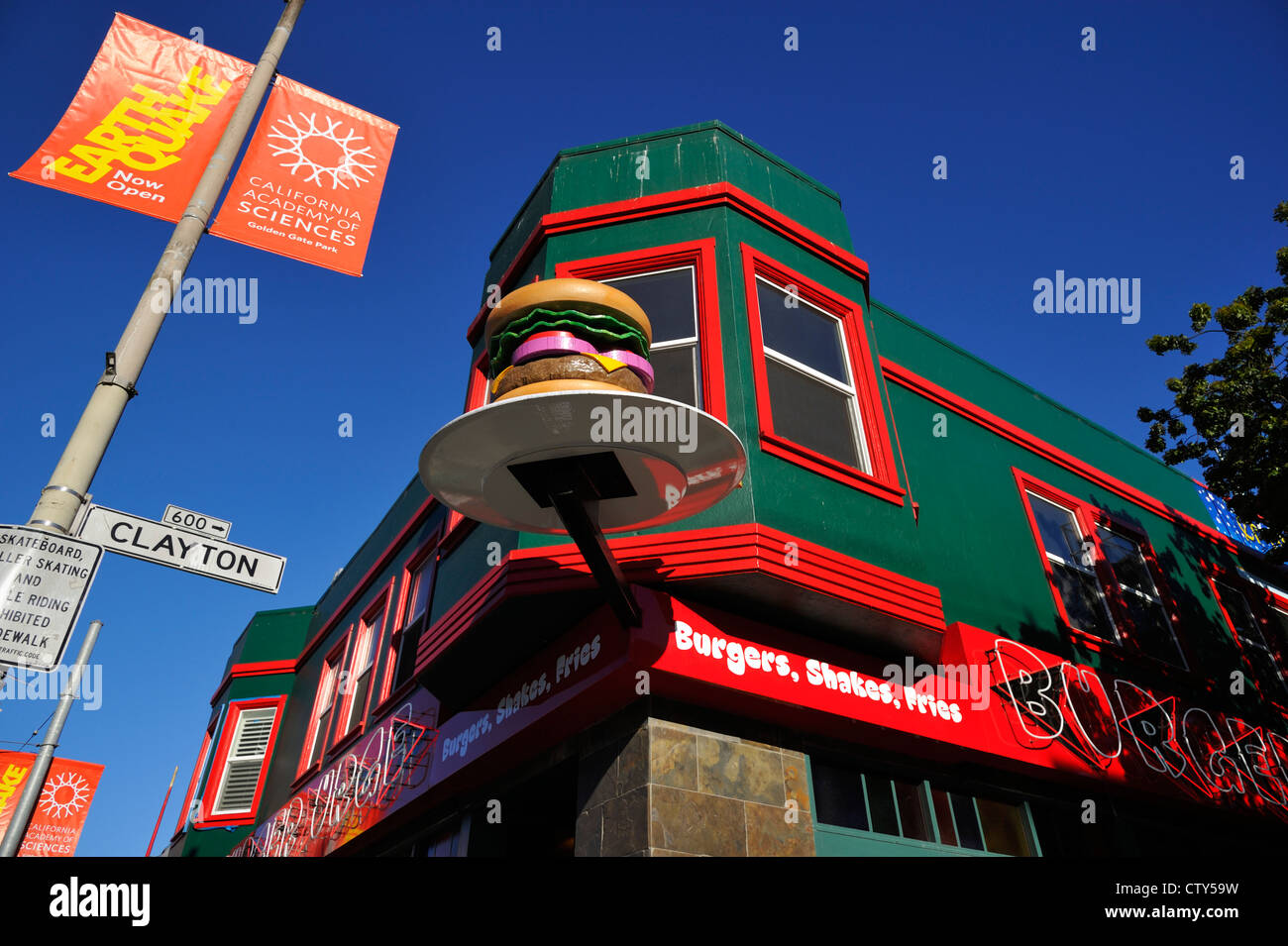 Hamburger soda fast food urban american hi-res stock photography and ...