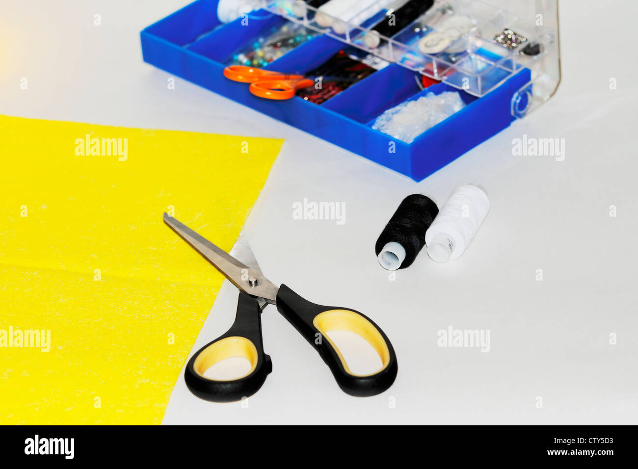 tools for sewing Stock Photo - Alamy
