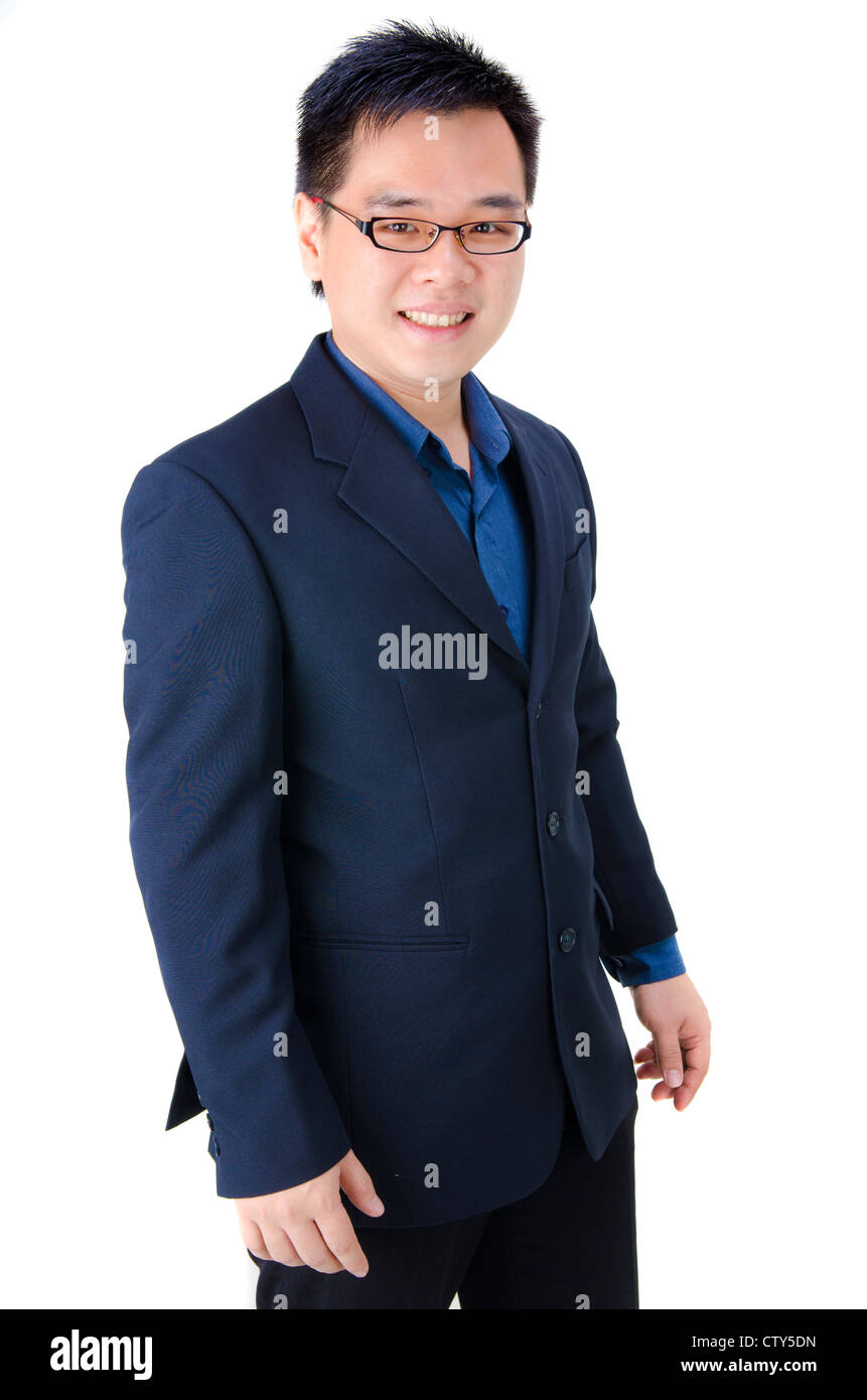 Portrait of handsome Asian business man Stock Photo - Alamy