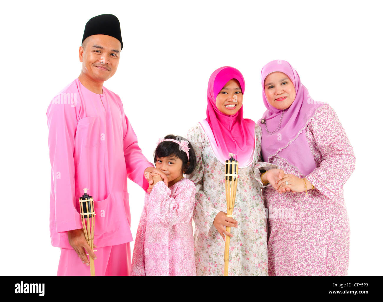 malay raya family Stock Photo - Alamy