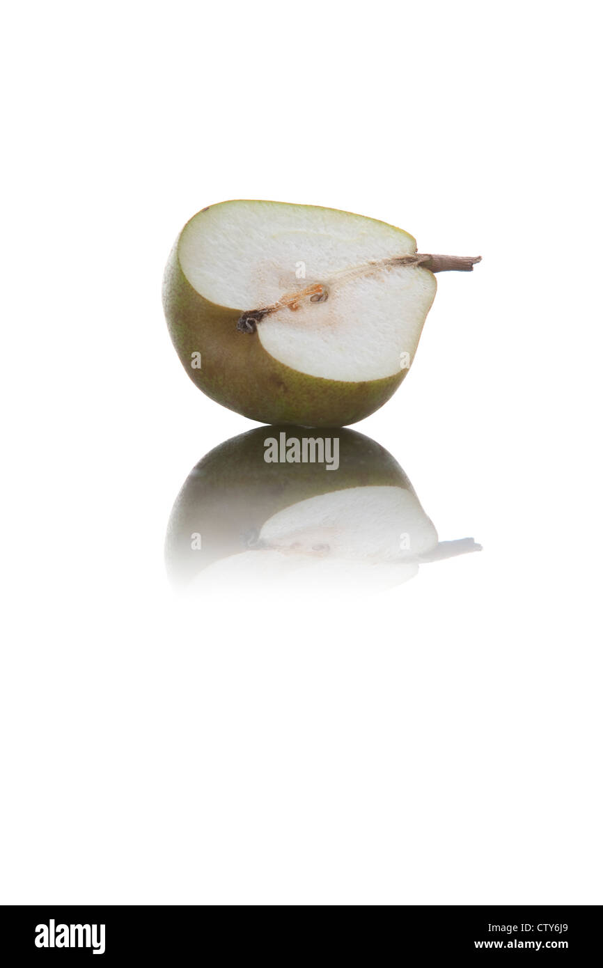 Pear cut in half hi-res stock photography and images - Alamy