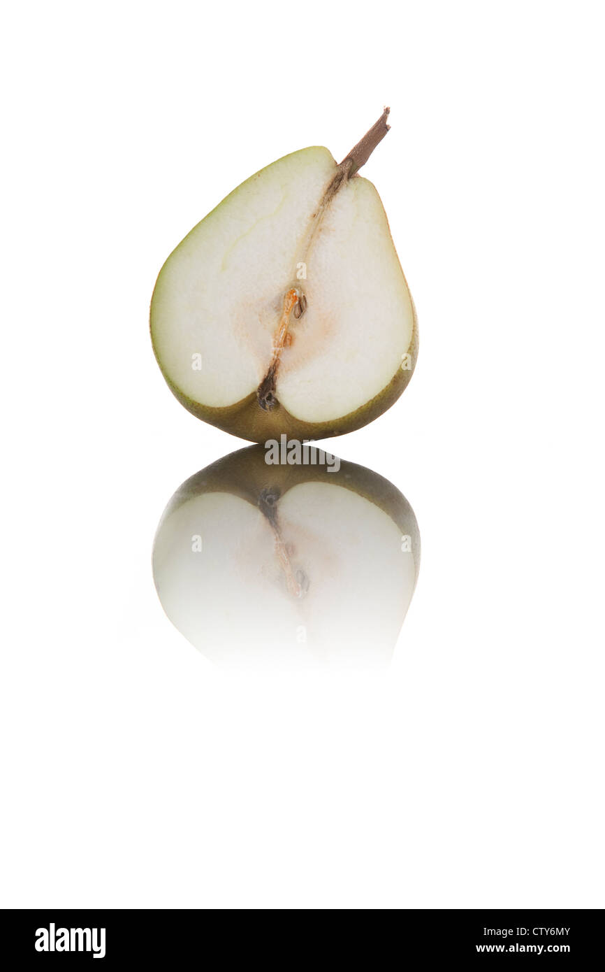 Pear cut in half hi-res stock photography and images - Alamy