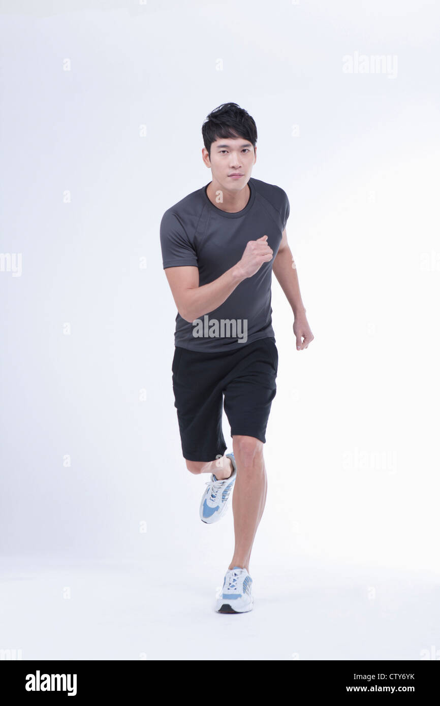 A running man Stock Photo - Alamy