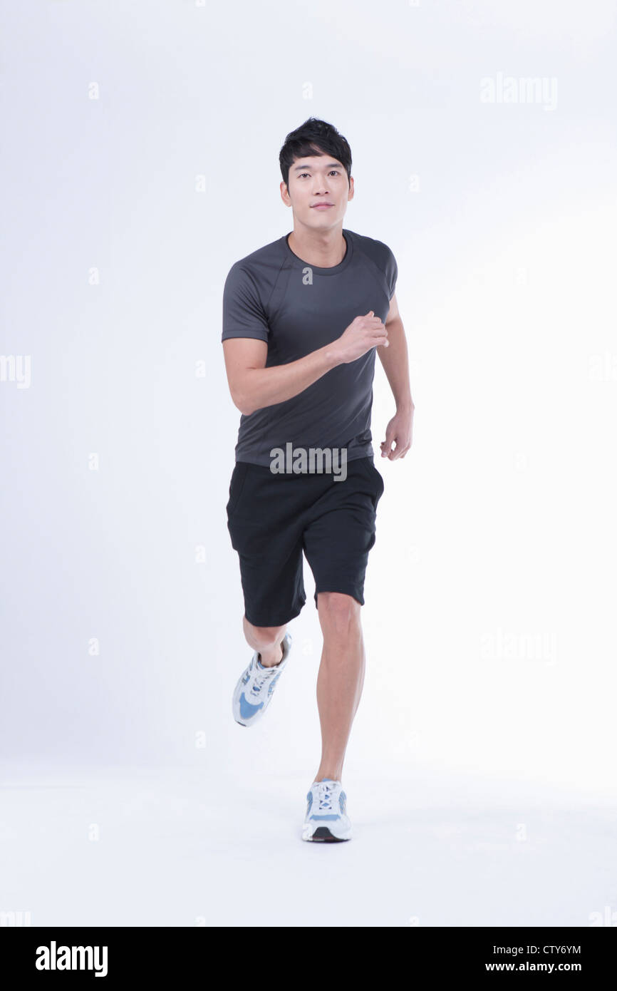 A running man Stock Photo - Alamy