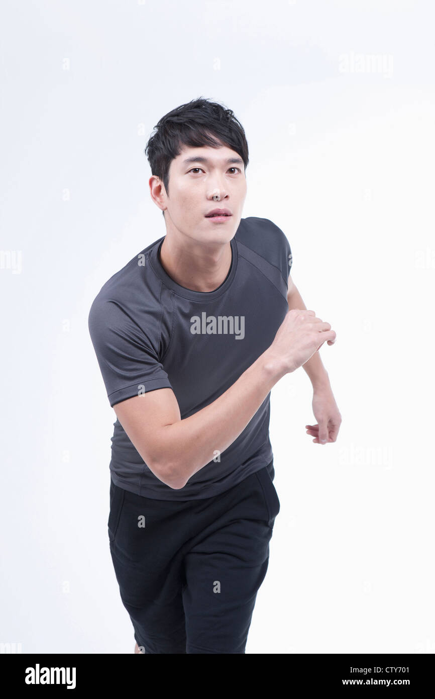 A running man Stock Photo - Alamy