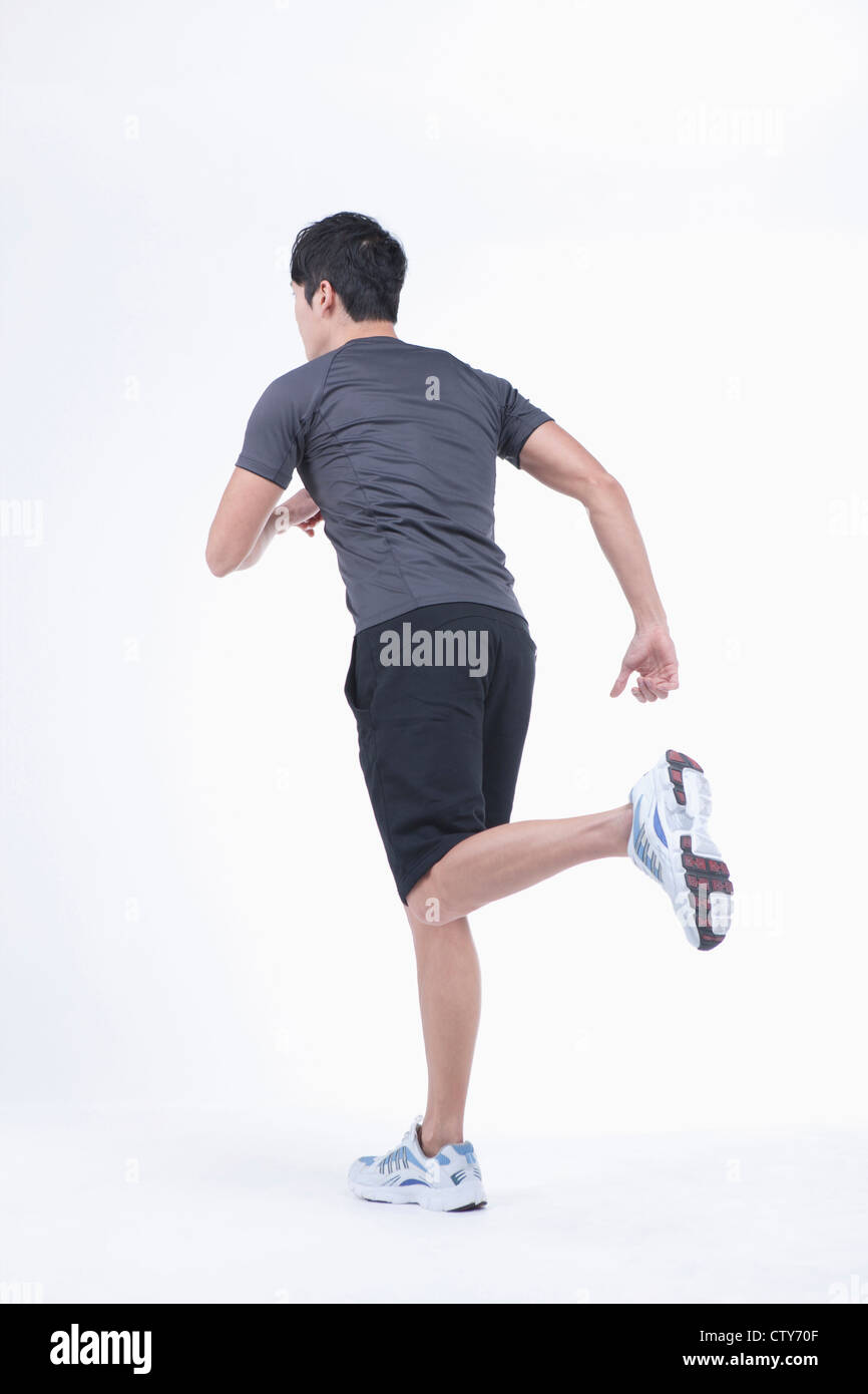 A running man Stock Photo - Alamy