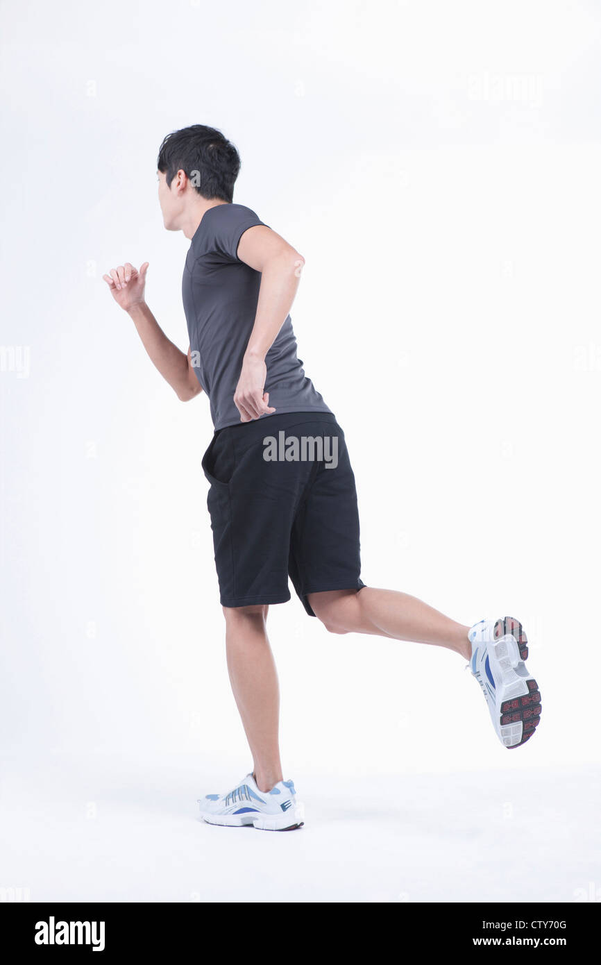 A running man Stock Photo - Alamy