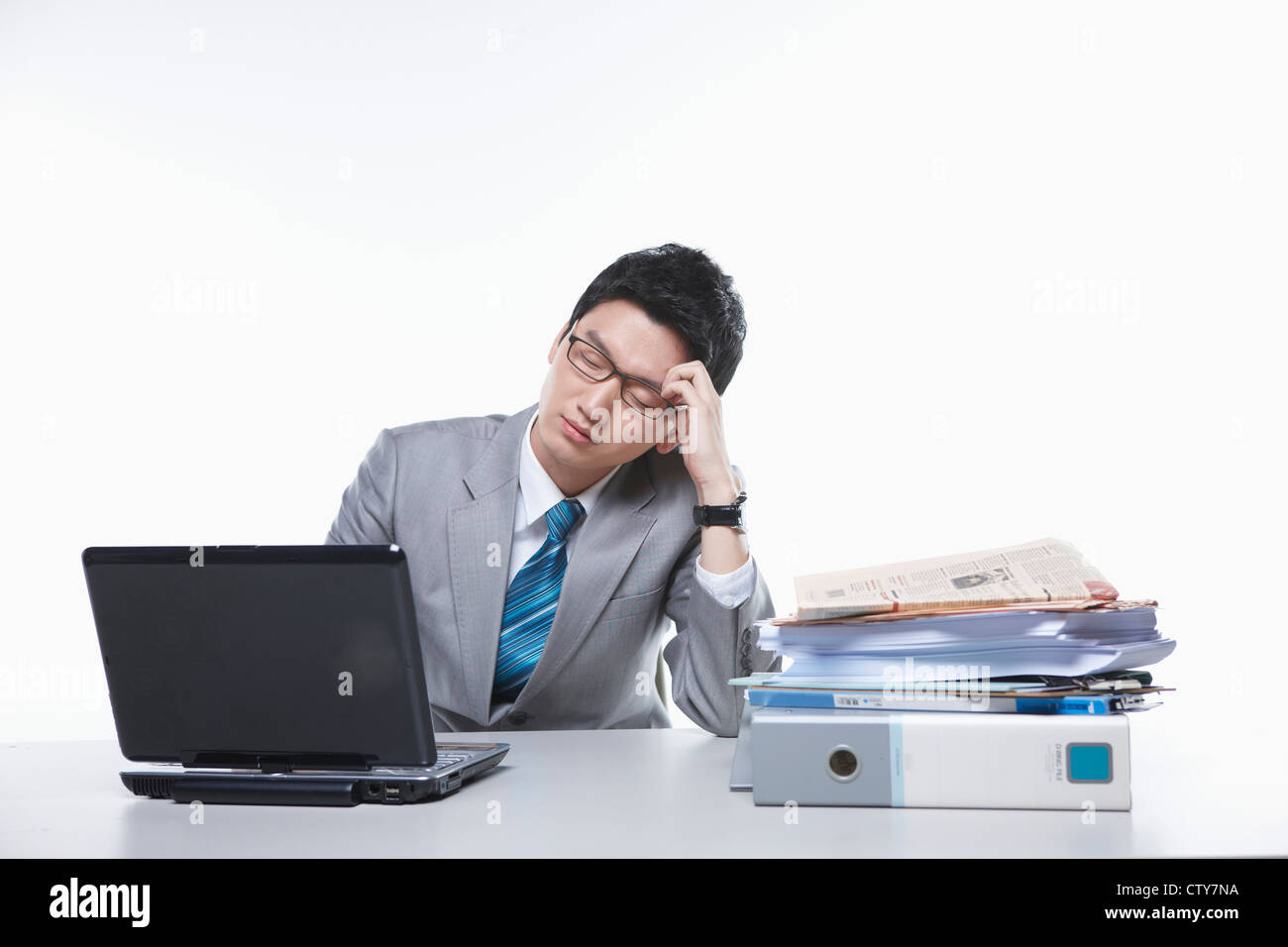 Document work burden hi-res stock photography and images - Alamy