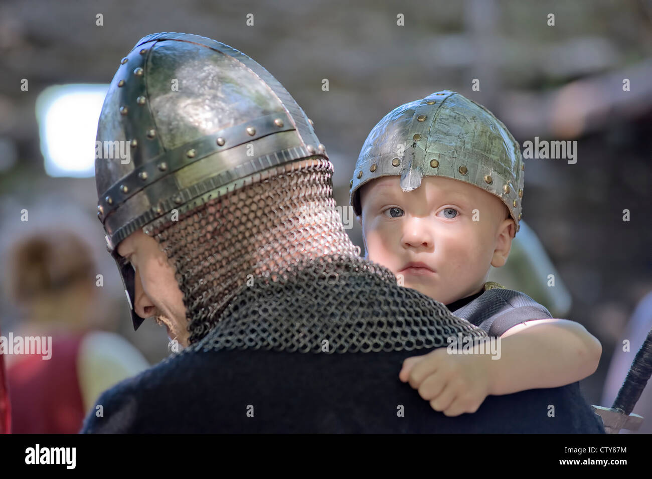 Medieval iron mask hi-res stock photography and images - Alamy