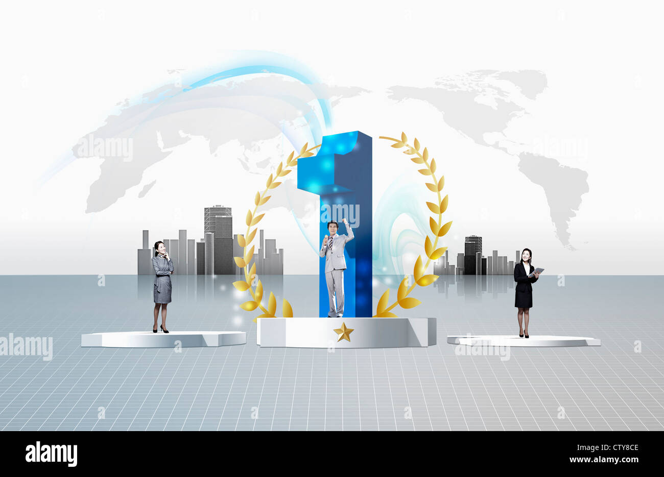 Women small medal hi-res stock photography and images - Alamy